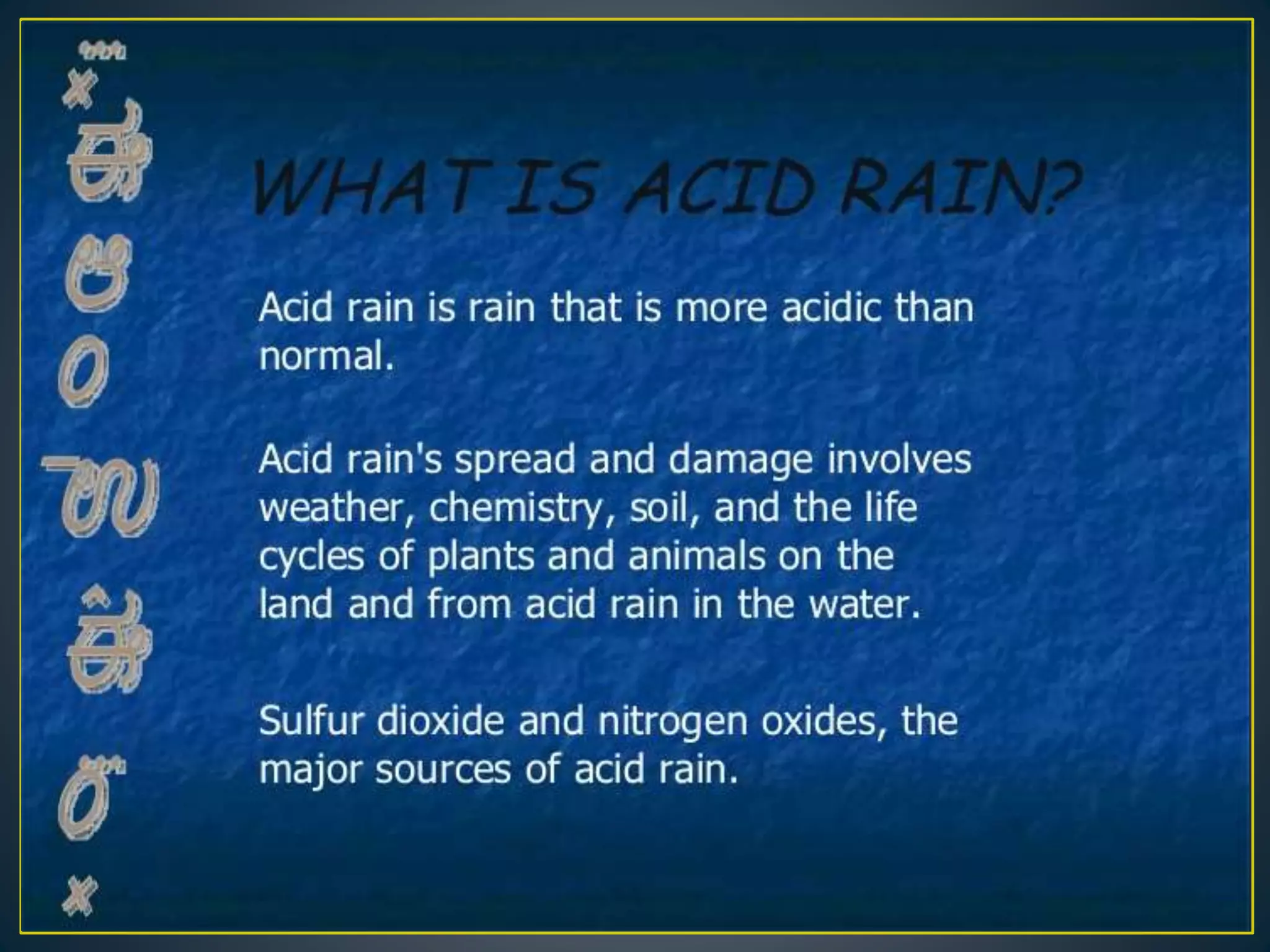 Acid rain and its effects | PPTX | Environment | Science