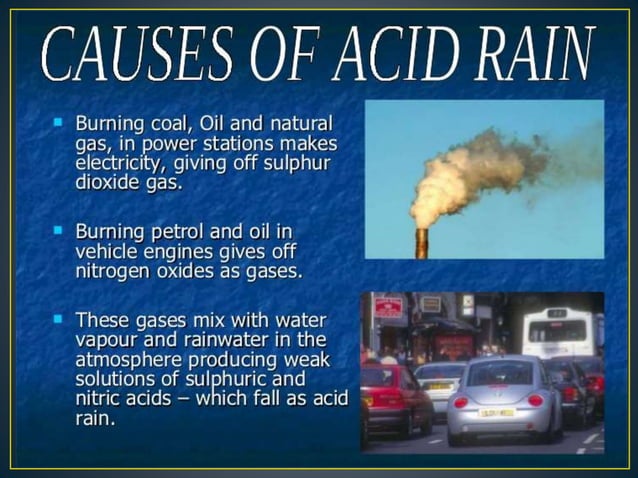 Acid rain and its effects | PPTX