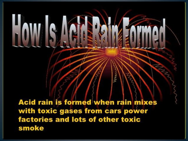 Acid rain and its effects | PPTX