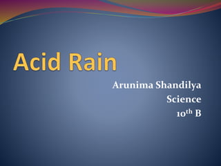 Acid rain | PPT