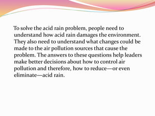 Acid rain | PPT