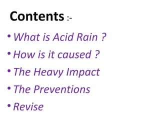 Acid rain | PPT