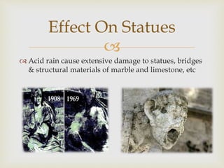 Limestone Building Acid Rain