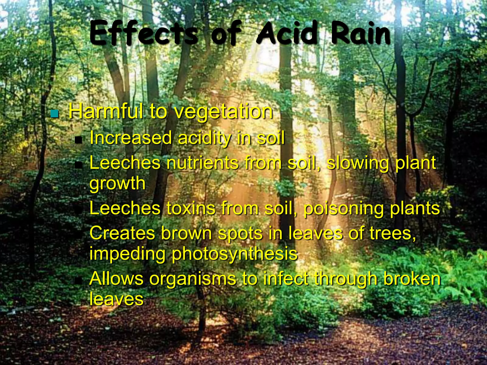 ACID RAIN PPT | PPTX