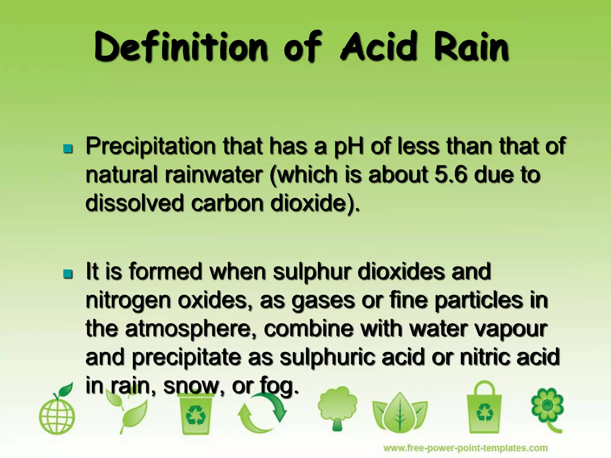 ACID RAIN PPT | PPTX