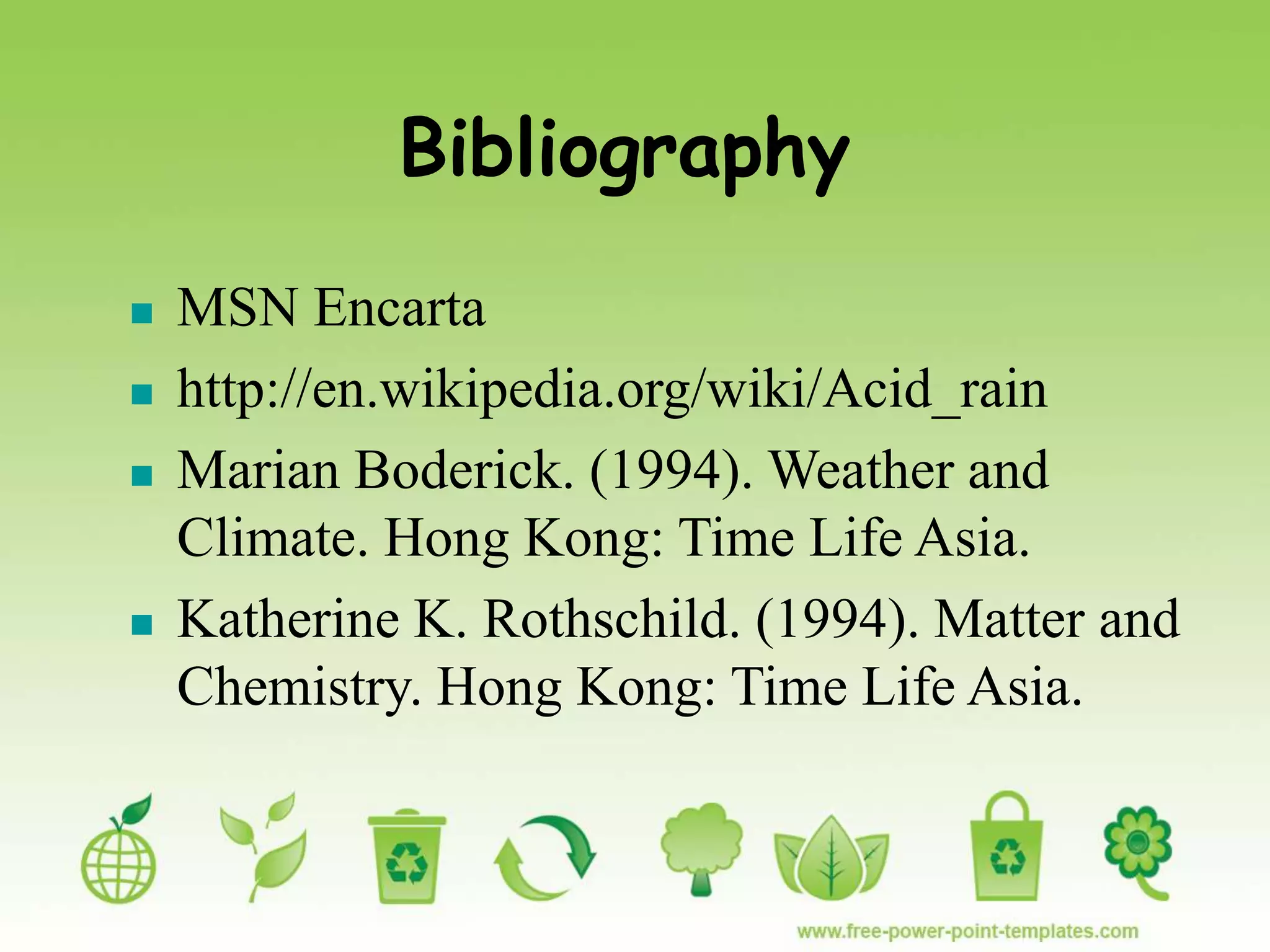 ACID RAIN PPT | PPTX