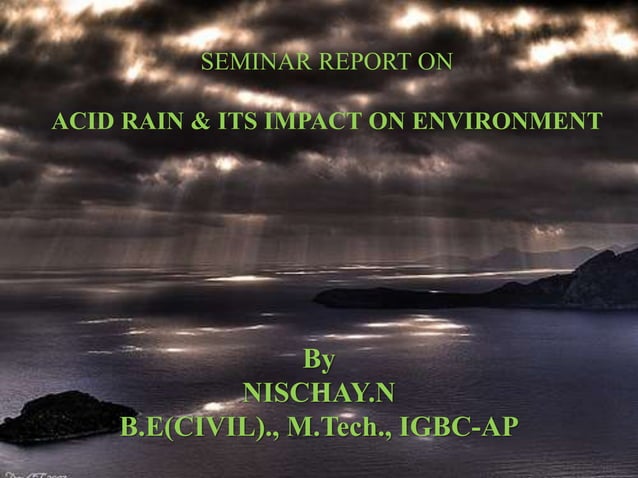 ACID RAIN PPT | PPTX