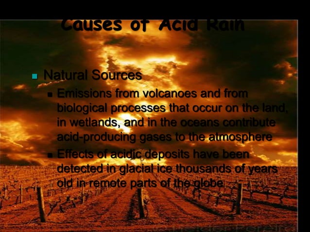 ACID RAIN PPT | PPTX