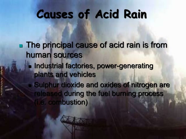 ACID RAIN PPT | PPTX