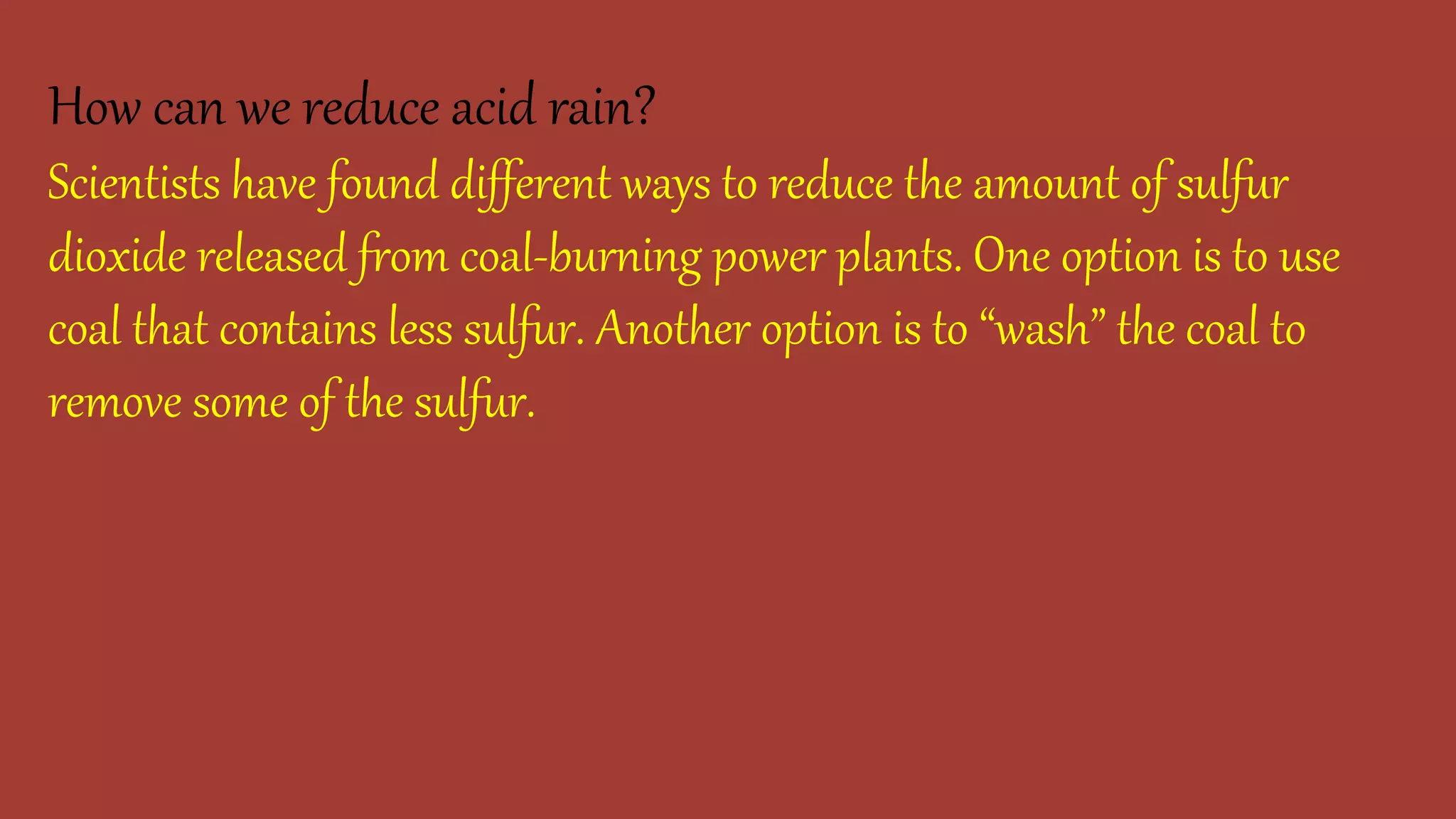 Acid rain/everything about acid rain/causes of acid rain/how is acid ...