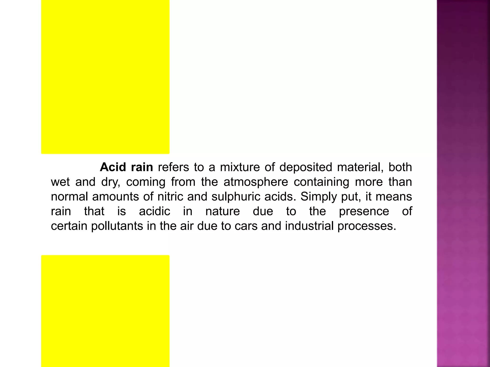 Acid rain | PPTX