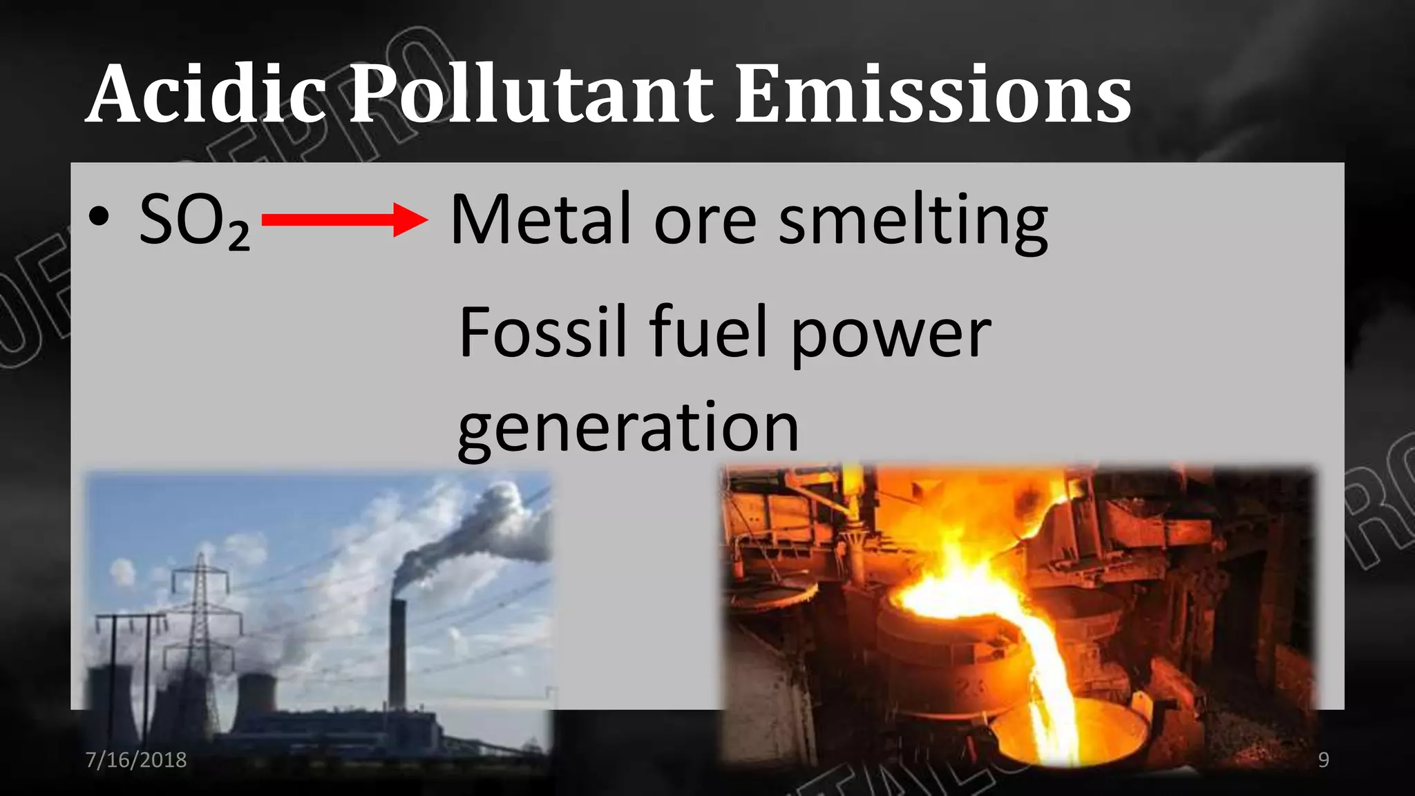 Acid rain - case study on Acid rains in Canada | PPTX