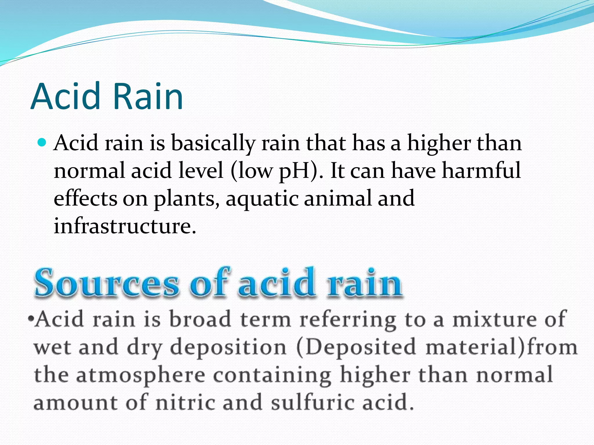 Acid Rain (Environmental Science) | PPTX