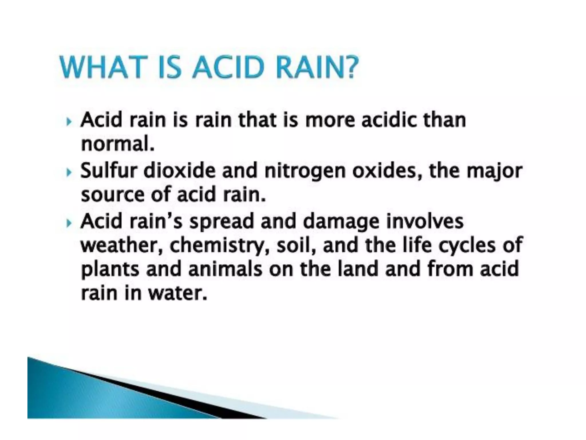 Acid rain ... | PPT