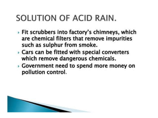 Acid rain ... | PPT