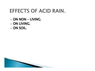 Acid rain ... | PPT