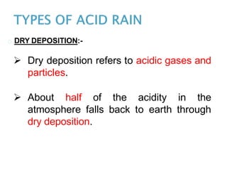 ACID RAIN IN THE ATMOSPHERE POLLUTANT EFFECT.pptx