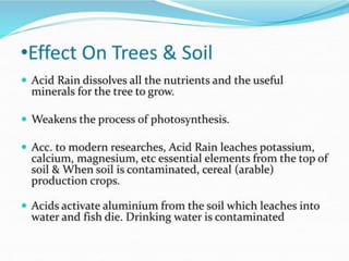 Introduction to acid rain in environmental chemistry | PDF | Chemistry ...