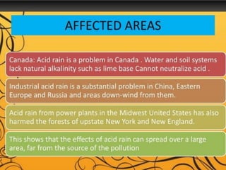 Introduction to acid rain in environmental chemistry | PDF | Chemistry ...
