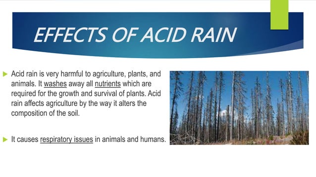 ACID RAIN AND CHEMISTRY OF OZONE LAYER DEPLETION | PPTX