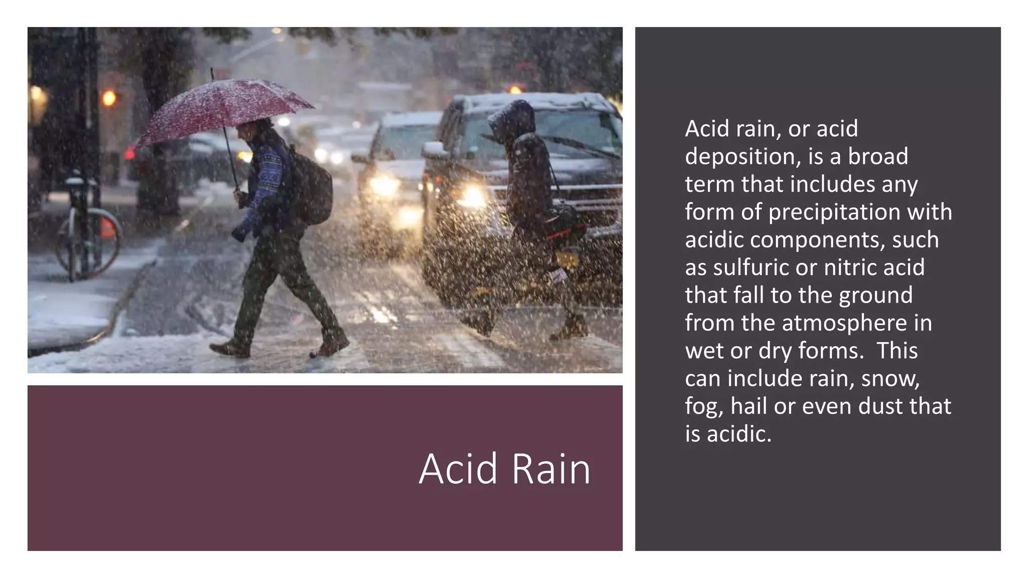 Acid Rain and Air Pollution | PPTX