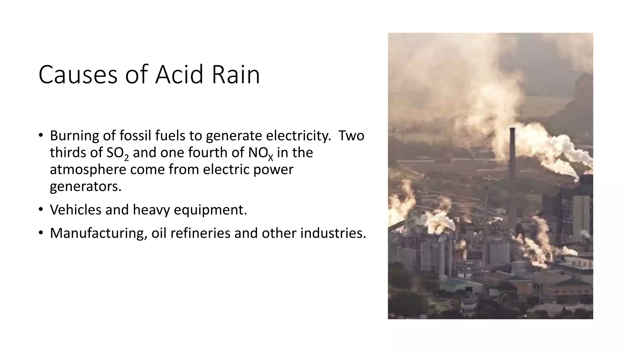 Acid Rain and Air Pollution | PPTX