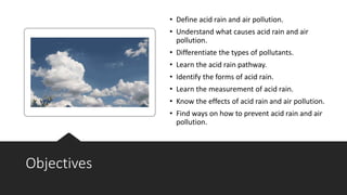Acid Rain and Air Pollution | PPTX