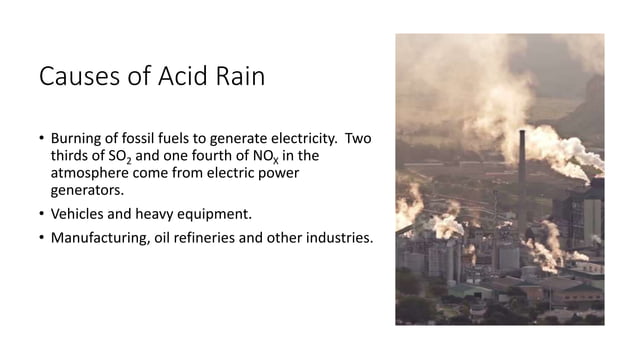 Acid Rain and Air Pollution | PPT