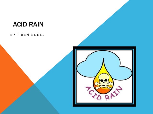 Snell Acid Rain Ppt
