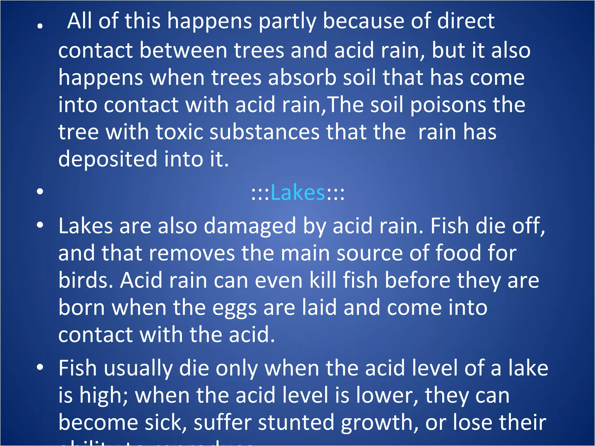 Acidrain :CAUSES AND EFFECTS | PPT