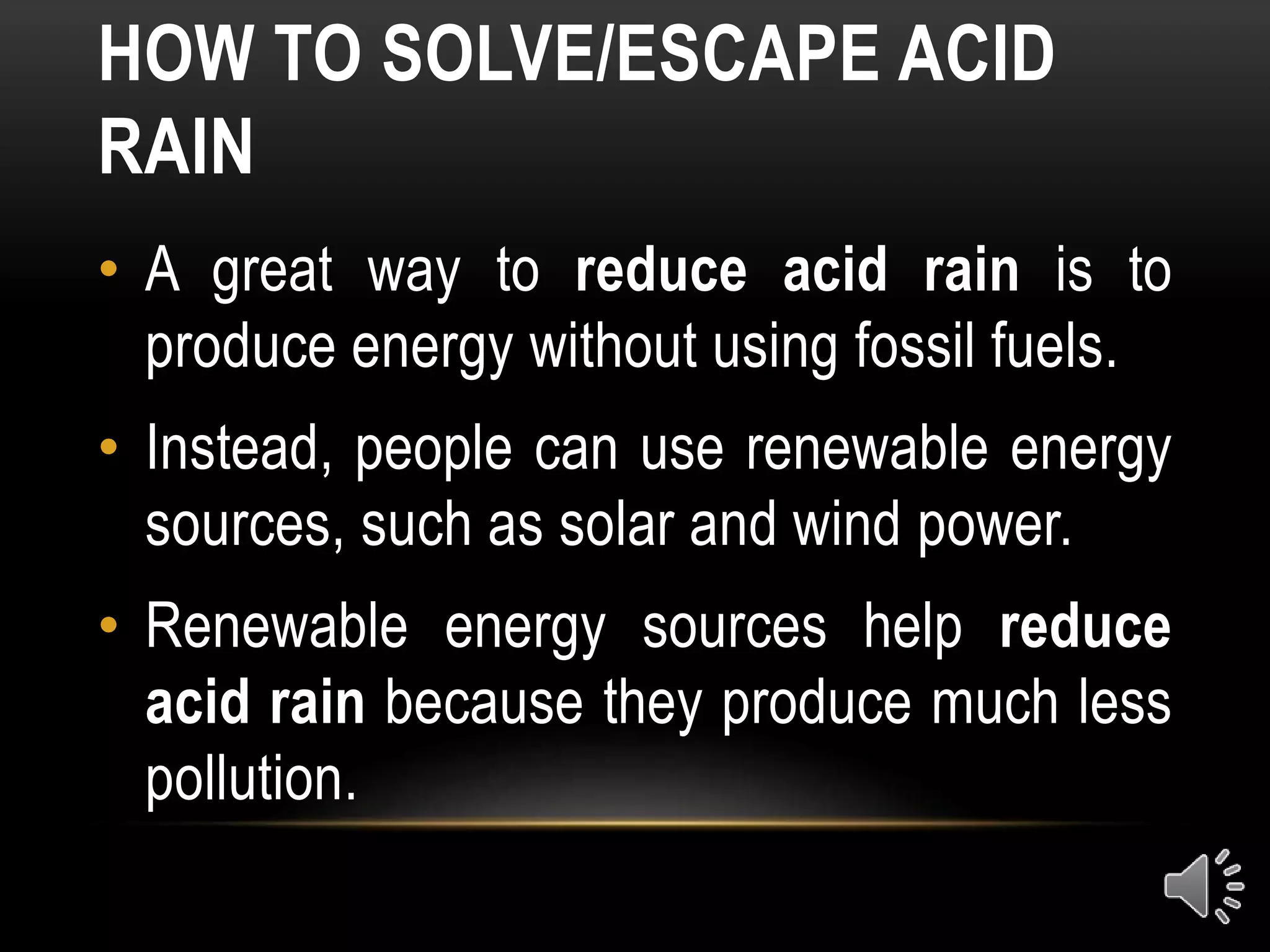 Acid rain causes, effects and solutions | PPTX