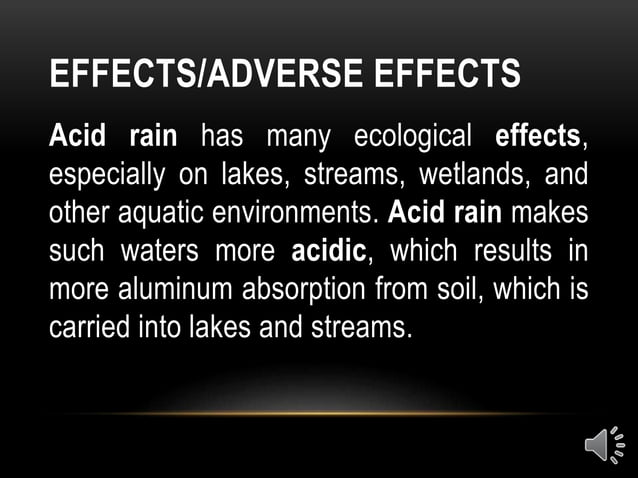 Acid rain causes, effects and solutions | PPTX | Chemistry | Science