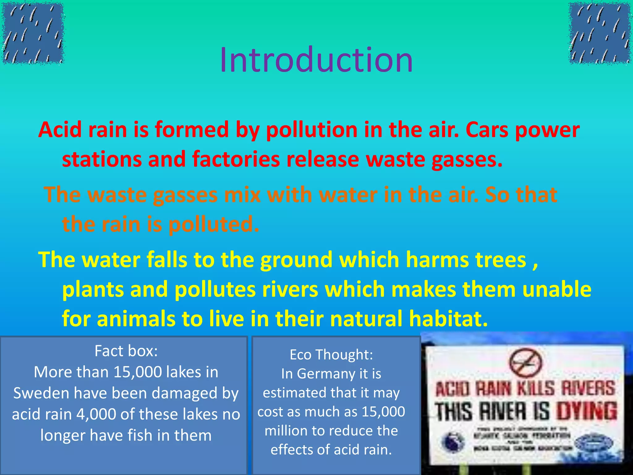 Acid rain by Year 6 | PPTX