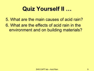 Acid rain pp | PPT