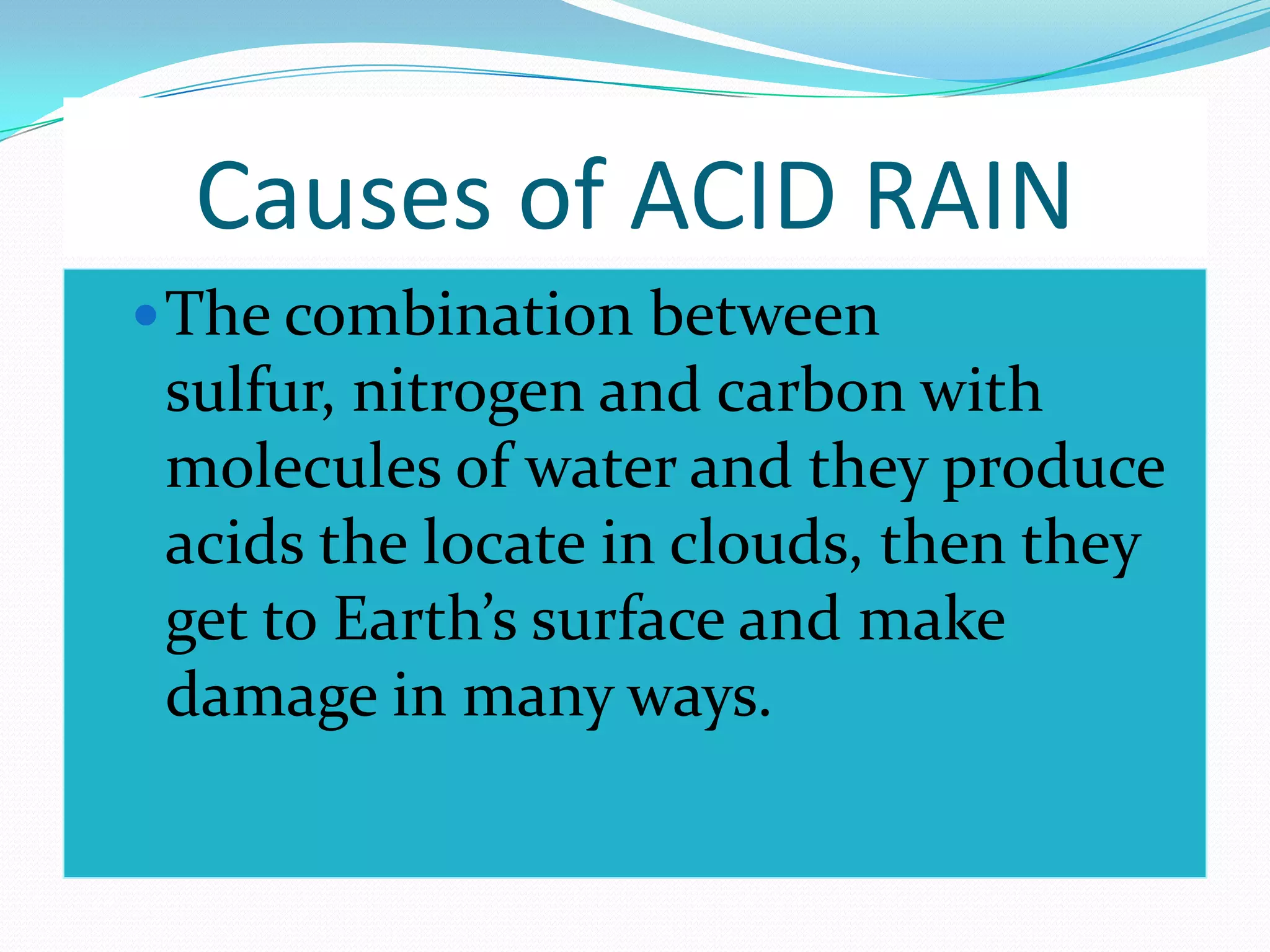 Acid Rain | PPTX | Chemistry | Science