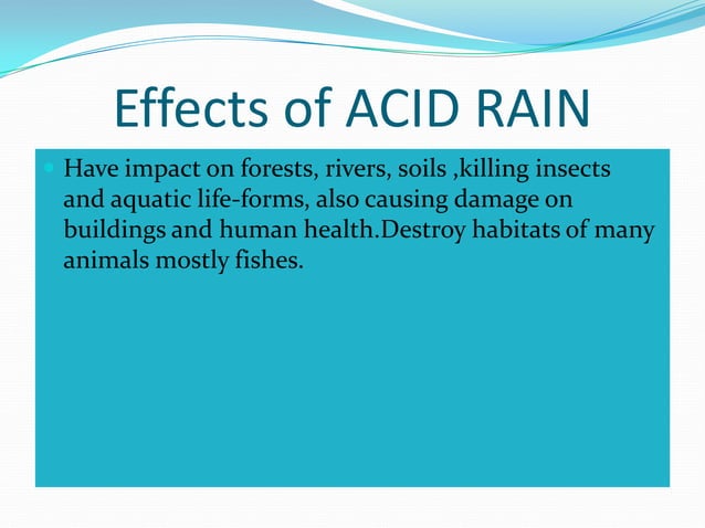 Acid Rain | PPT