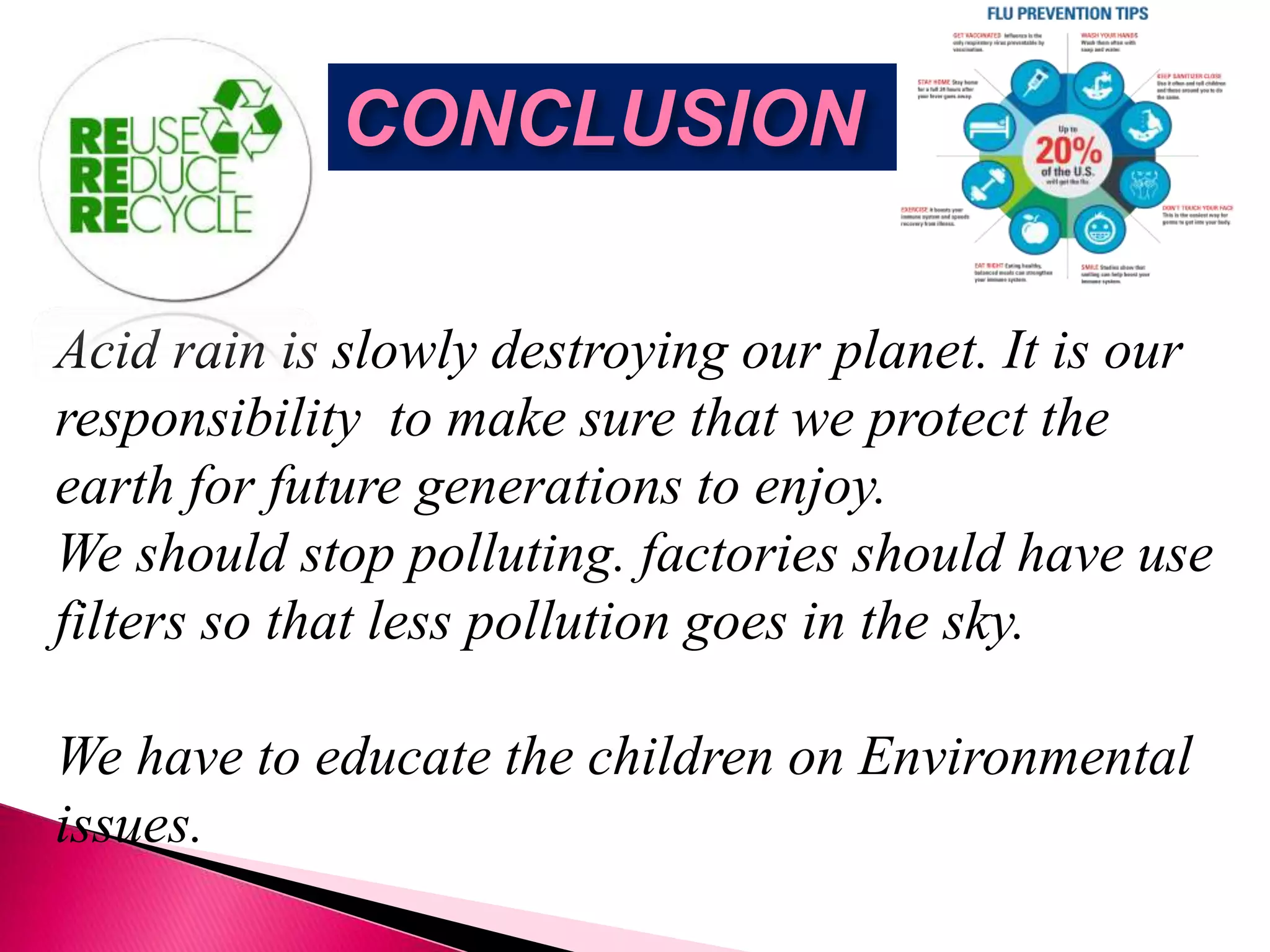 Acid rain and it's impacts on Environment | PPTX