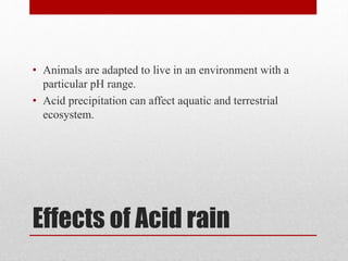 Acid rains | PPTX