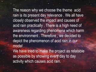 acid rain write up for class 9th and 10th | PPT