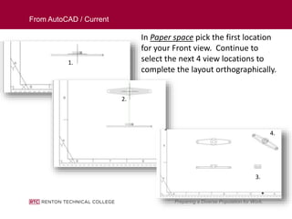 AutoCAD drawing layout using layout tool | PPTX