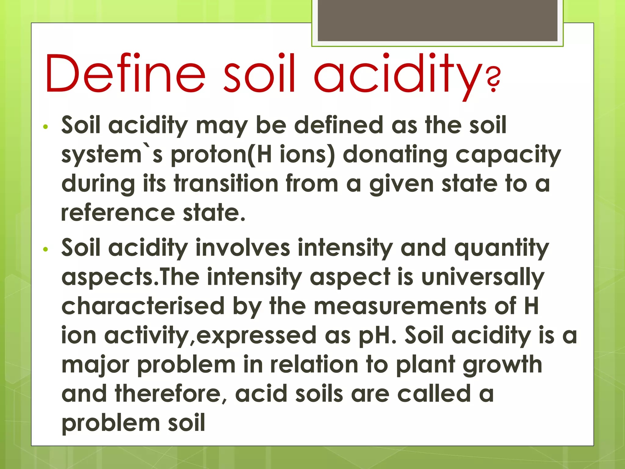 Acidic,Salic, And Alkali Soils | PPTX | Chemistry | Science