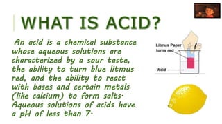 Acids | PPTX