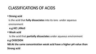 Acids | PPTX