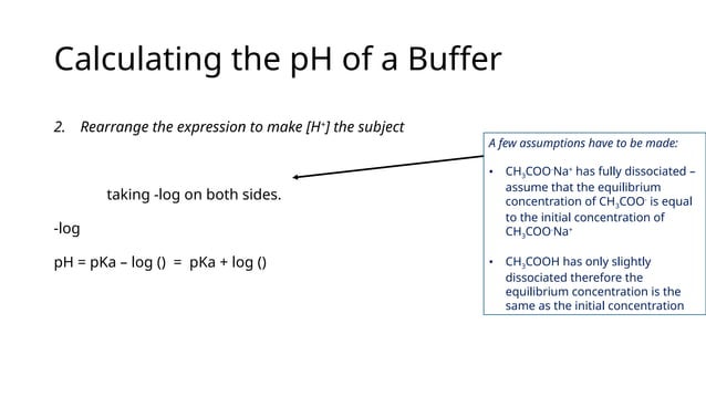 Acids-and-Bases, Buffer and pH calculation | PPT