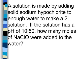 acids and bases | PPT