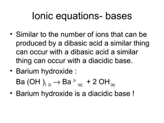 Chemistry M2 Acids bases salts | PPT