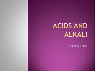 Acids And Alkali | PDF