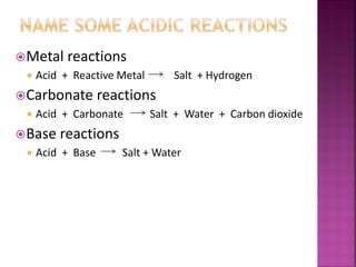Acids And Alkali | PPT