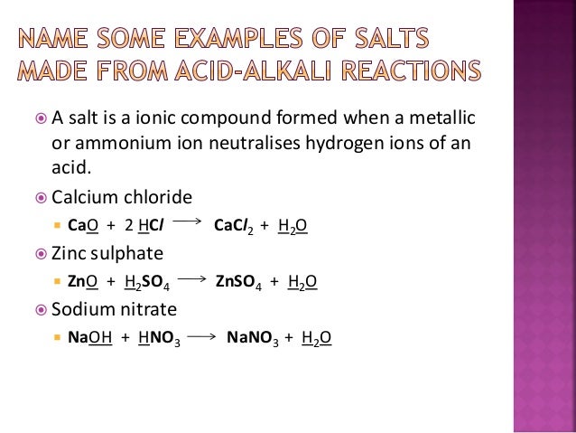Acids And Alkali