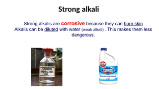 Acids and alkali - year 7 - Cambridge standards | PPTX
